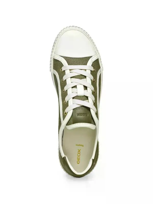 Geox D Blomiee Contrast-trim Low-top Sneakers