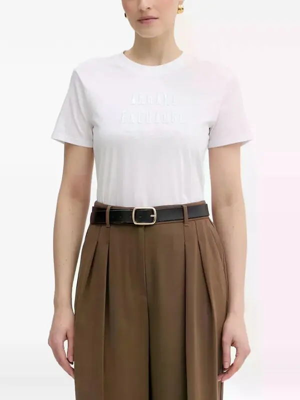 Armani Exchange Logo-embroidered Short-sleeve T-shirt