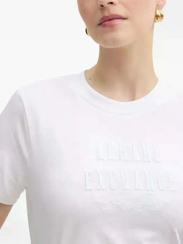 Armani Exchange Logo-embroidered Short-sleeve T-shirt