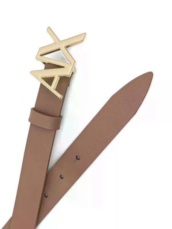 Armani Exchange Ax Logo-buckle Leather Belt
