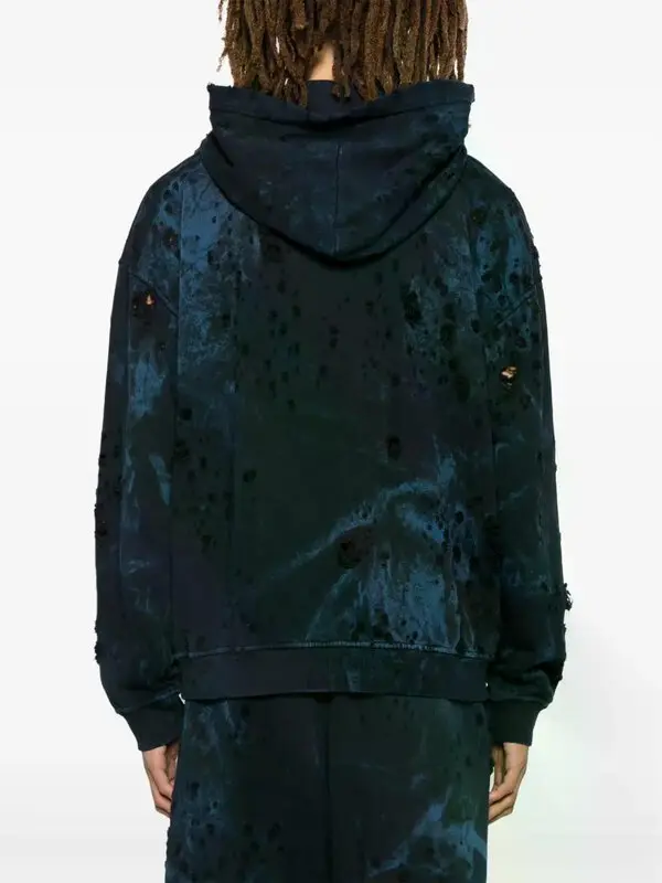 DIESEL® S-boxt Distressed Hoodie