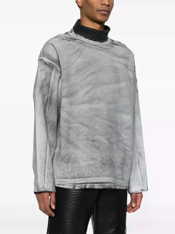 DIESEL® D-nlabelcol Reflective Sweatshirt