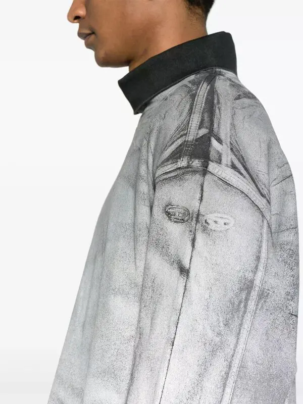 DIESEL® D-nlabelcol Reflective Sweatshirt