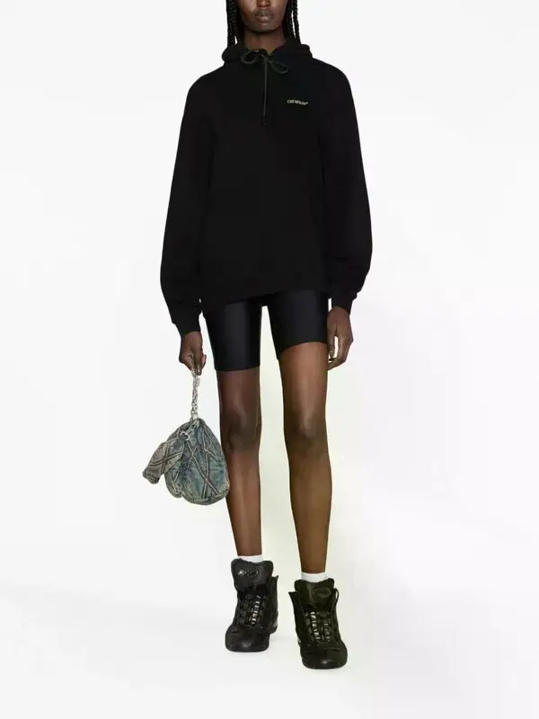 Off-White Diag Stripe-print Cotton Hoodie