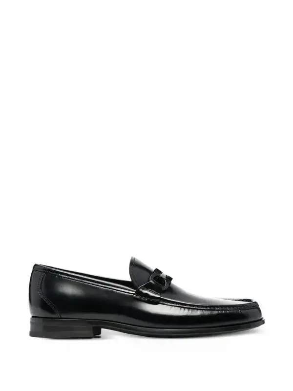 FERRAGAMO Gancini Leather Loafers