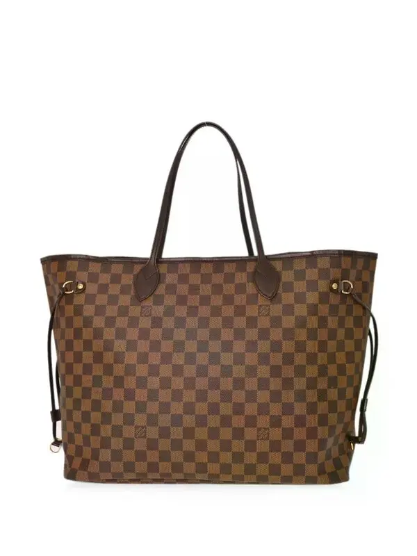 LOUIS VUITTON 2008 Gm Neverfull Tote Bag - Brown