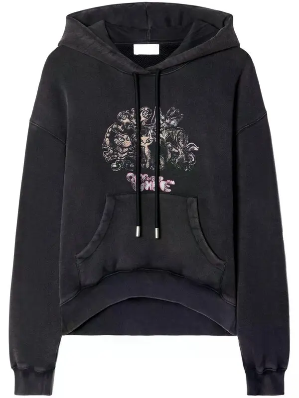 Off-White Washed Graphic Hoodie