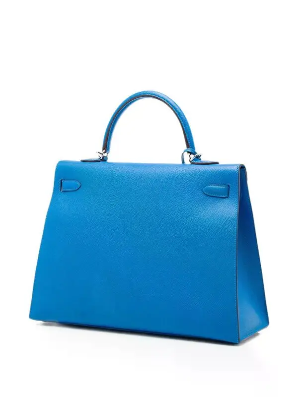 Hermès Epsom Kelly Ii Sellier 35 Satchel - Blue