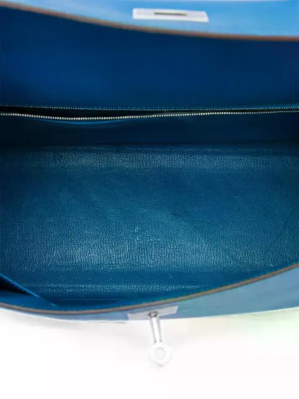 Hermès Epsom Kelly Ii Sellier 35 Satchel - Blue