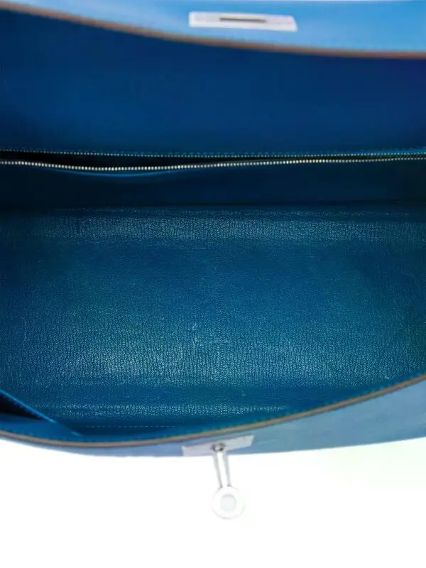 Hermès Epsom Kelly Ii Sellier 35 Satchel - Blue