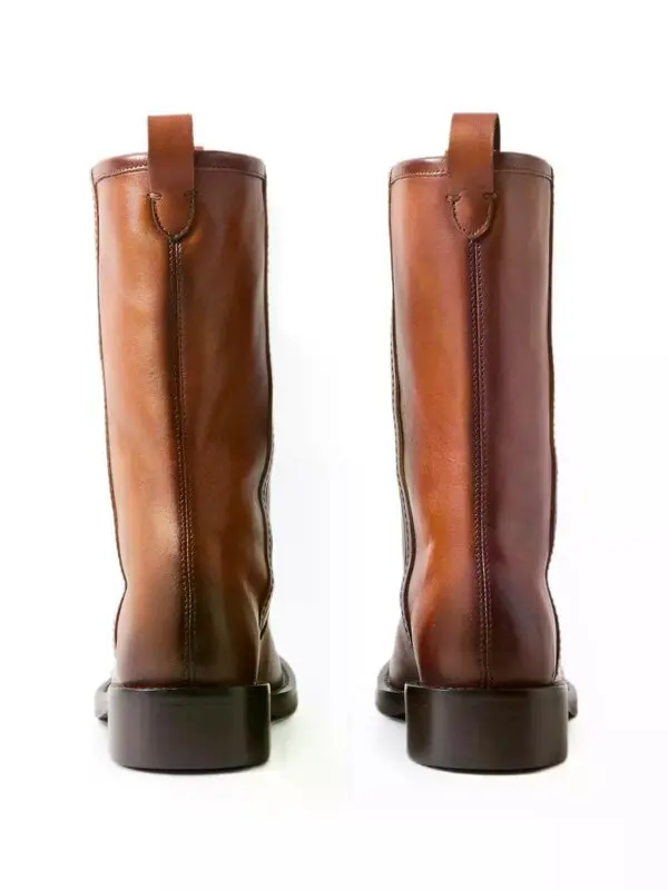 Claudie Pierlot Calfskin Leather Mid-calf Boots