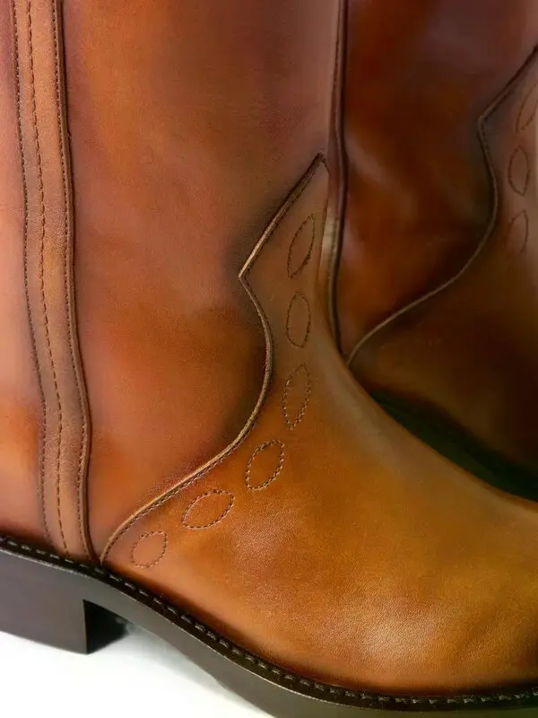 Claudie Pierlot Calfskin Leather Mid-calf Boots
