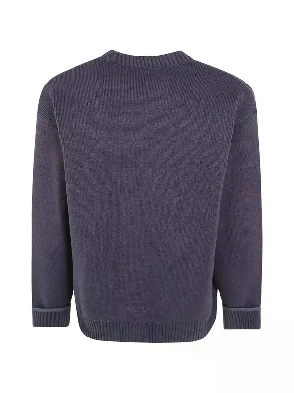Rains Ribbed-knit Crew-neck Sweater - Black