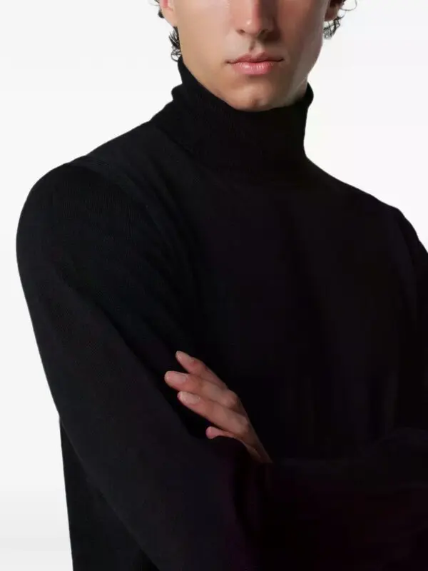 ROBERTO COLLINA Roll-neck Wool Sweater