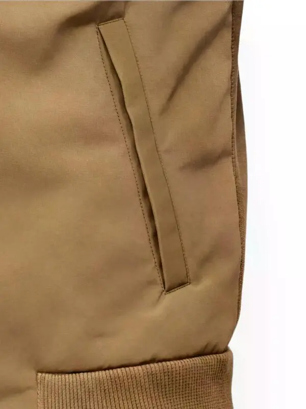 BOSS Zip-up Panelled Sweater