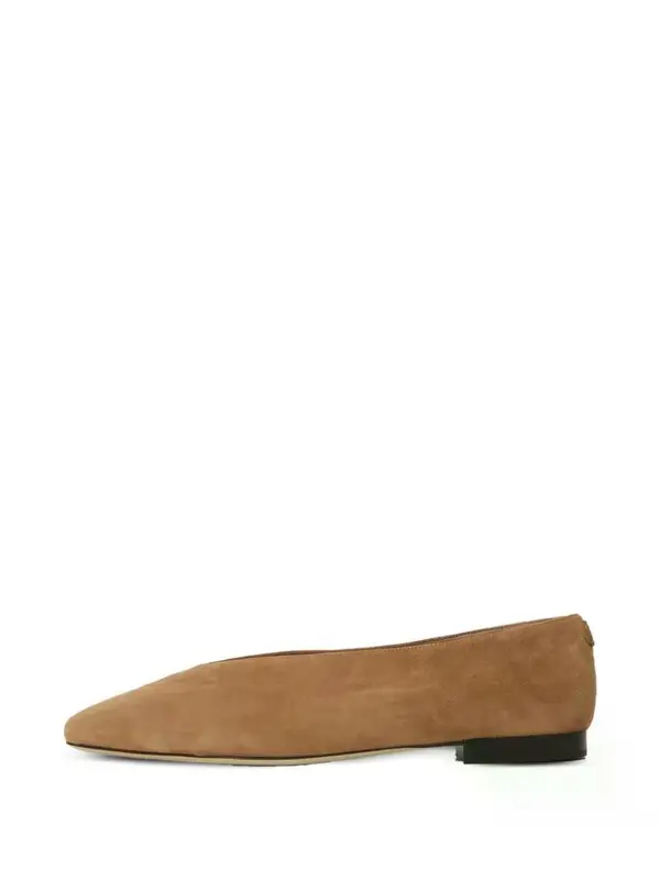 JIMMY CHOO Margot Flat Suede Ballet Flats
