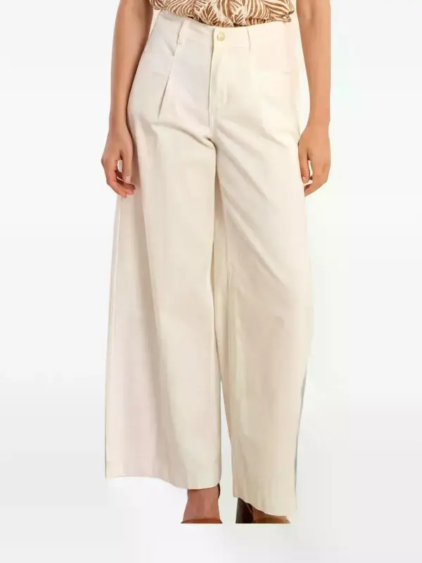 MOLLY BRACKEN Wide-leg Pleated Trousers