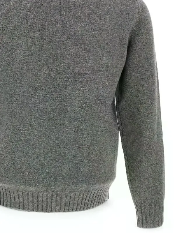 FILIPPO DE LAURENTIIS Crew-neck Ribbed-trim Sweater