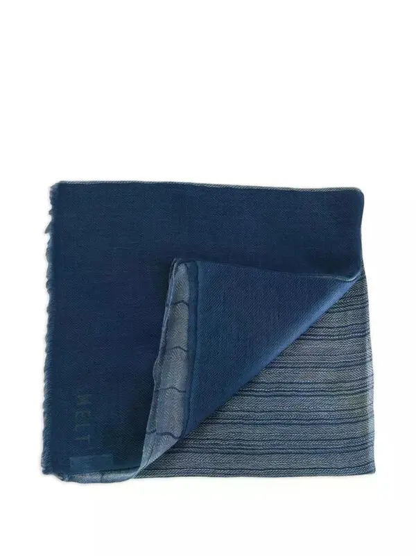 MELT Prakash Frayed Scarf - Blue