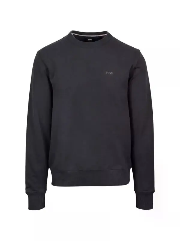 BOSS Logo-embroidered Crewneck Sweatshirt