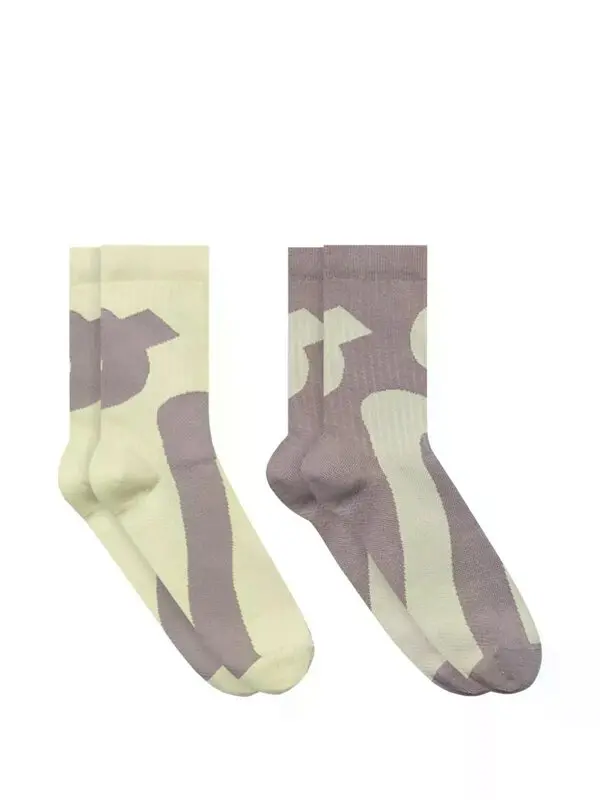 On Liquid Logo Socks - Neutrals