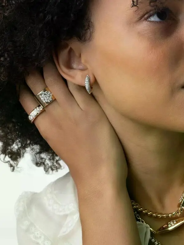 UNIFORM OBJECT Shard Huggies Earrings