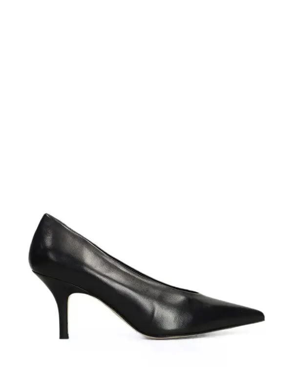 THE SELLER Pointed-toe Leather Pumps