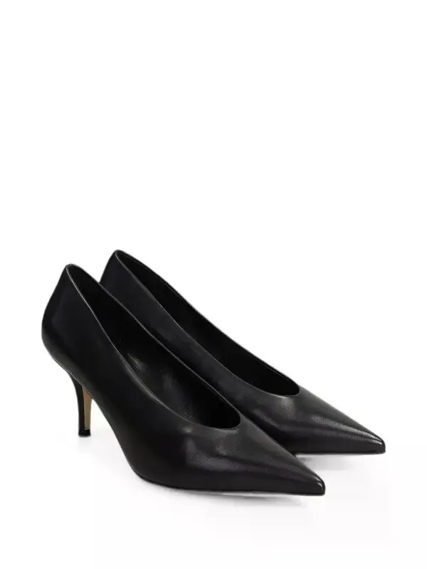 THE SELLER Pointed-toe Leather Pumps