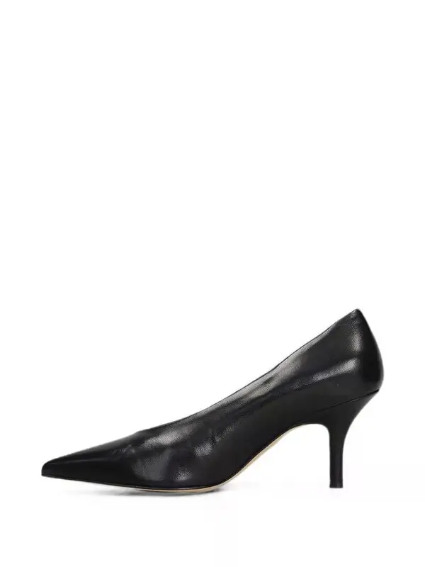 THE SELLER Pointed-toe Leather Pumps