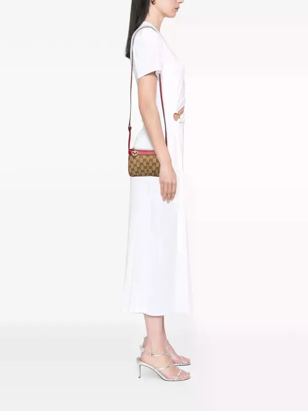 Gucci 2000-2015 Gg Canvas Lovely Crossbody Bag - Neutrals
