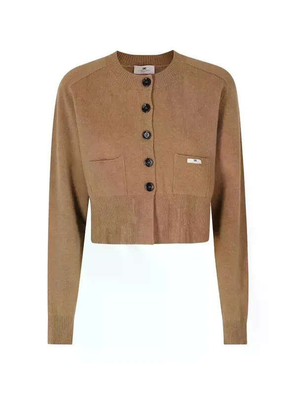 Elisabetta Franchi Cropped Button-up Cardigan
