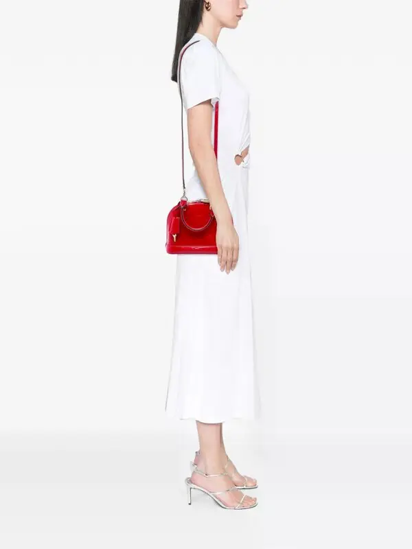LOUIS VUITTON 2015 Monogram Vernis Alma Bb Satchel