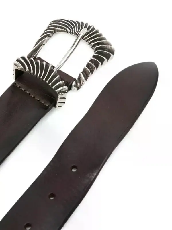 Orciani Engraved Buckle Belt