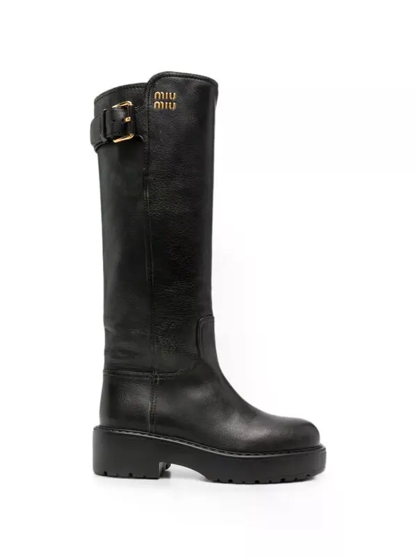 Miu Miu Buckle-detail Boots