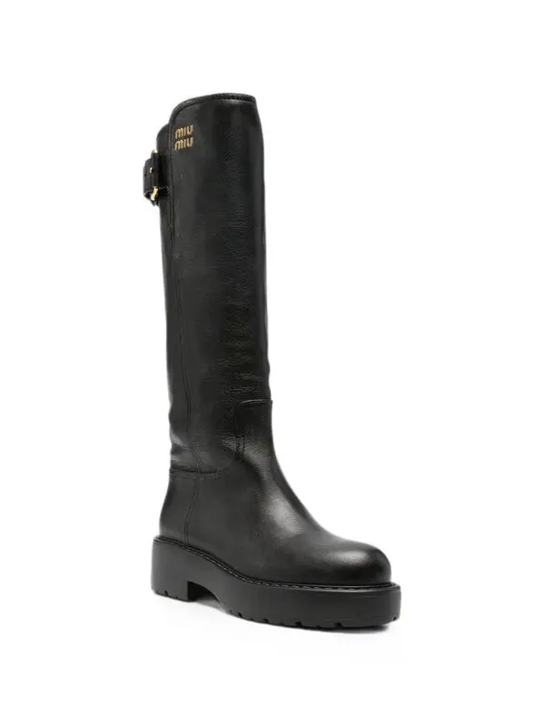Miu Miu Buckle-detail Boots
