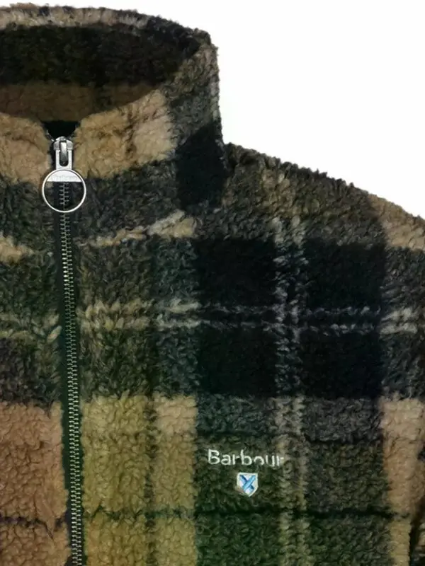 Barbour Tartan-print Fleece Jacket