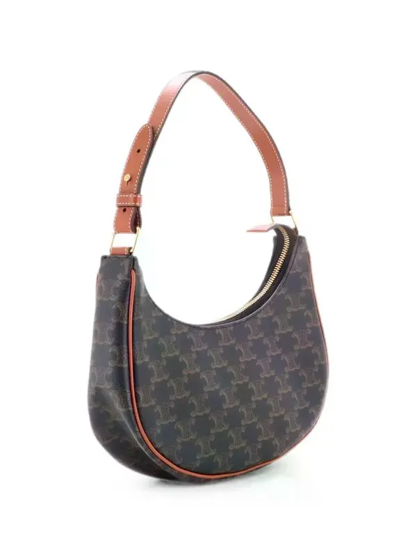 Celine Ava Bag Triomphe Coated Canvas Hobo Bag