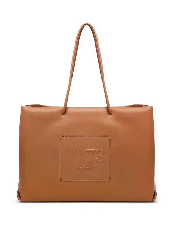 V°73 Logo-embossed Tote Bag