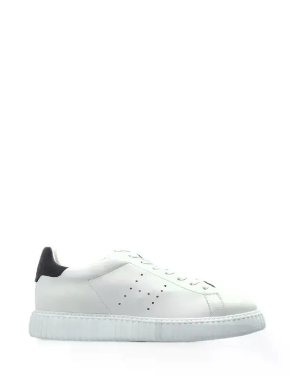Hogan Perforated-details Leather Sneakers