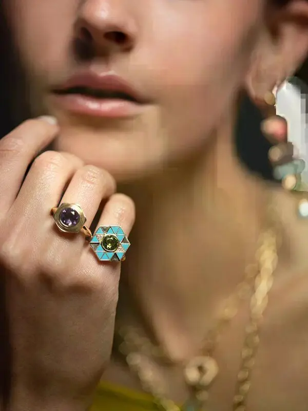 Harwell Godfrey Evil Eye Multi-stone Ring