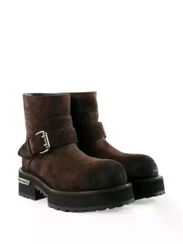 Balenciaga Venom Mini Bootie In Light Espresso