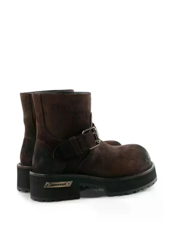 Balenciaga Venom Mini Bootie In Light Espresso