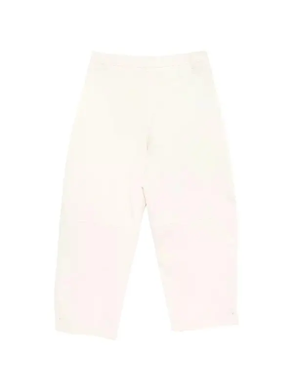 Liu Jo Logo-plaque Cropped Trousers - Neutrals