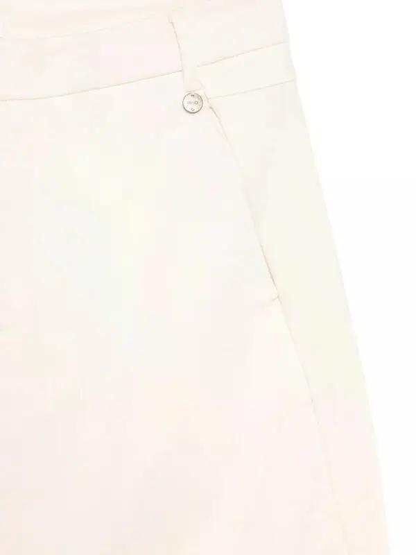 Liu Jo Logo-plaque Cropped Trousers