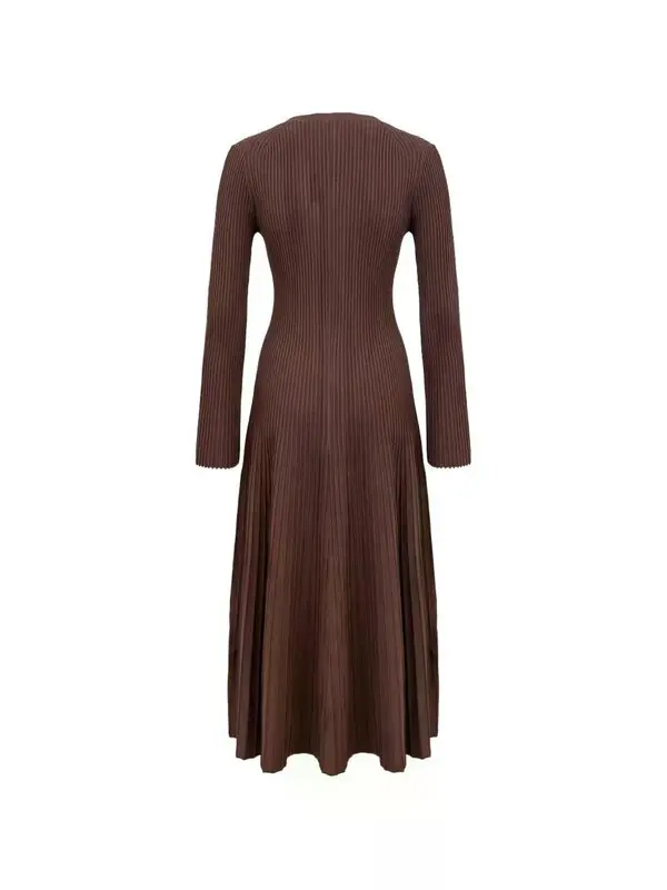 Simkhai Genna Ribbed Knit Midi Dress