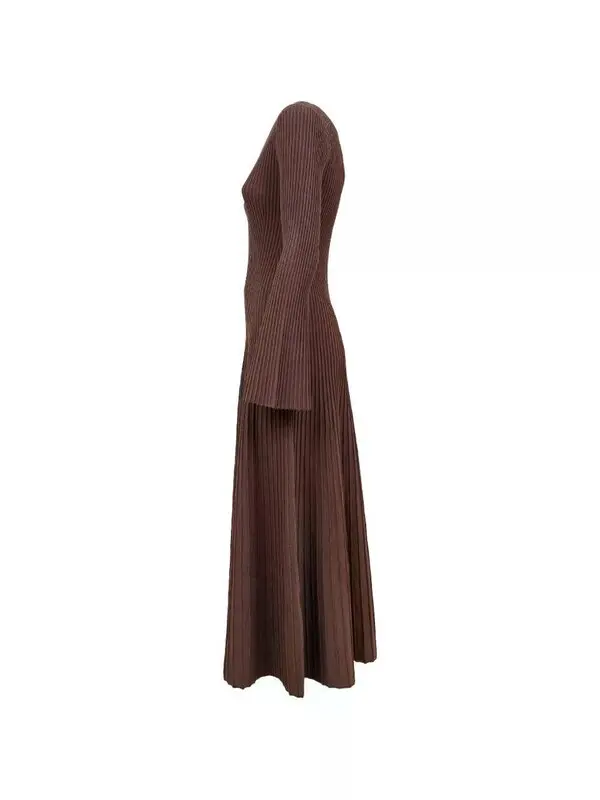 Simkhai Genna Ribbed Knit Midi Dress