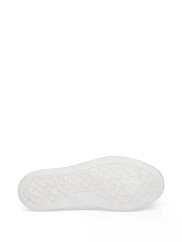 Armani Exchange Monogram Print Platform Sneakers