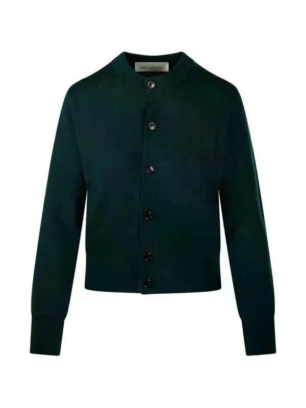 AMI Paris De Coeur Button-up Cardigan