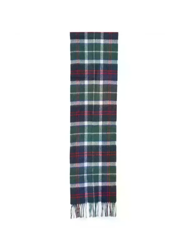 Barbour Tartan Fringed Scarf