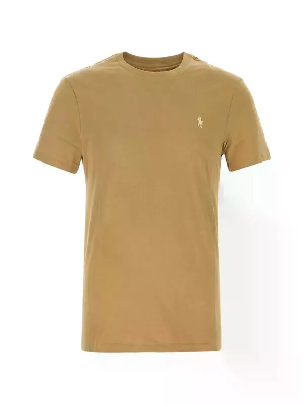 Polo Ralph Lauren Logo-embroidered T-shirt - Neutrals